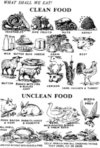 List of Clean vs Unclean Foods | Leviticus 11:2 | Hebrew Israelite ...