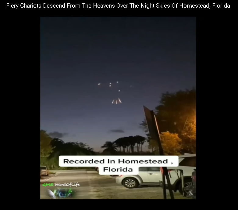 Fiery Chariots Descend From The Heavens Over The Night Skies Of ...