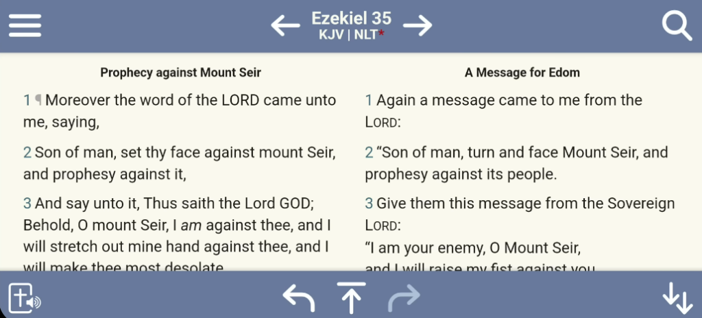 Mount Seir Is Synonymous With Edom, Esau Is Edom | Genesis 36:8 ...